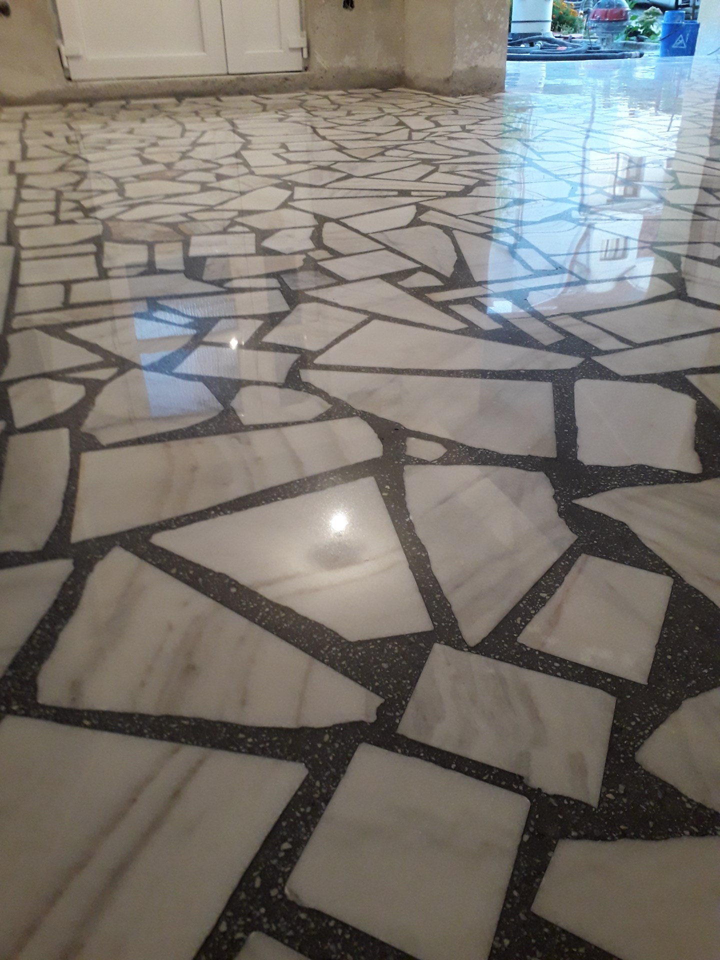 Mozaic si terrazzo. Reconditionare, slefuire si lustruire ...